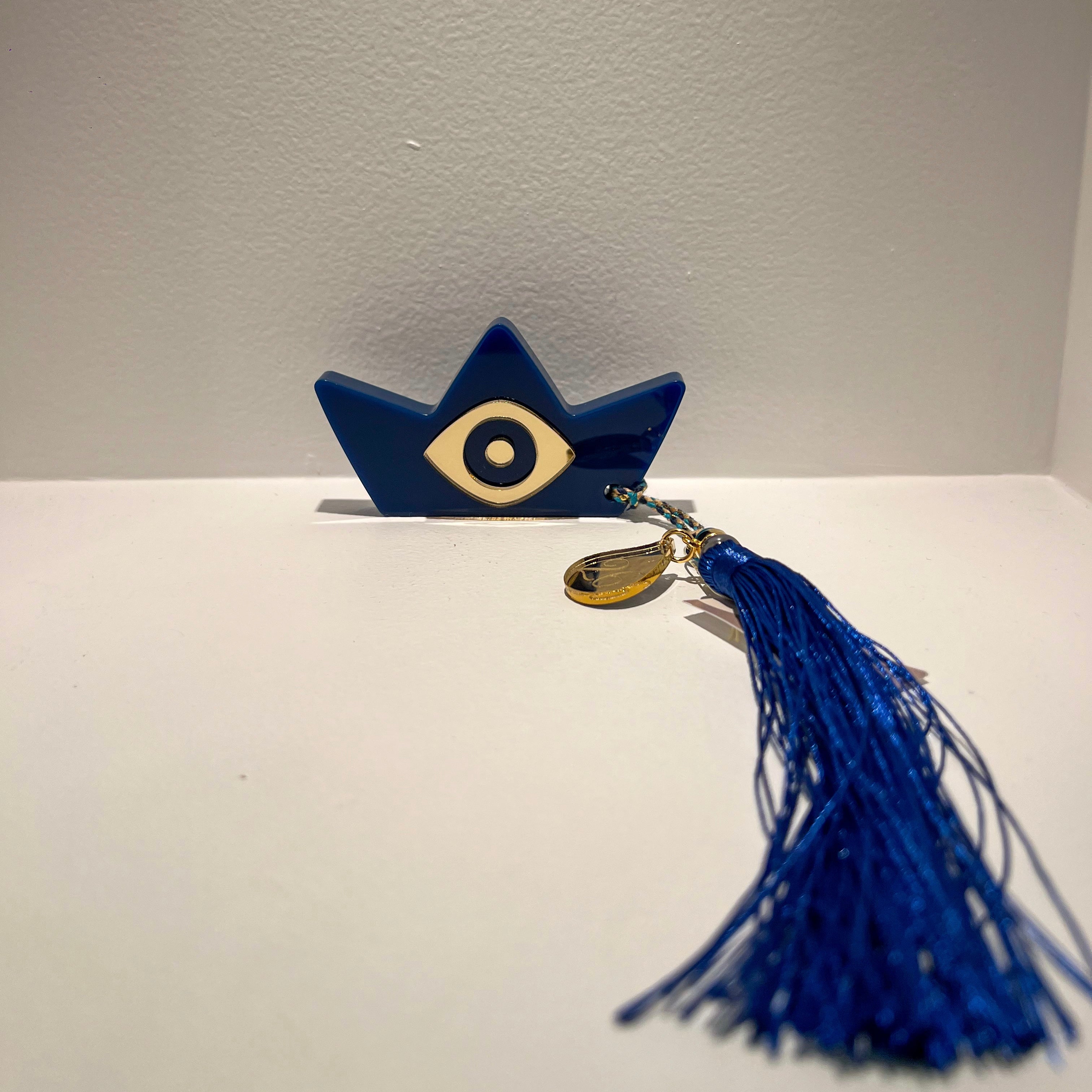 Gouri Crown Navy Eye – Mimi Mati