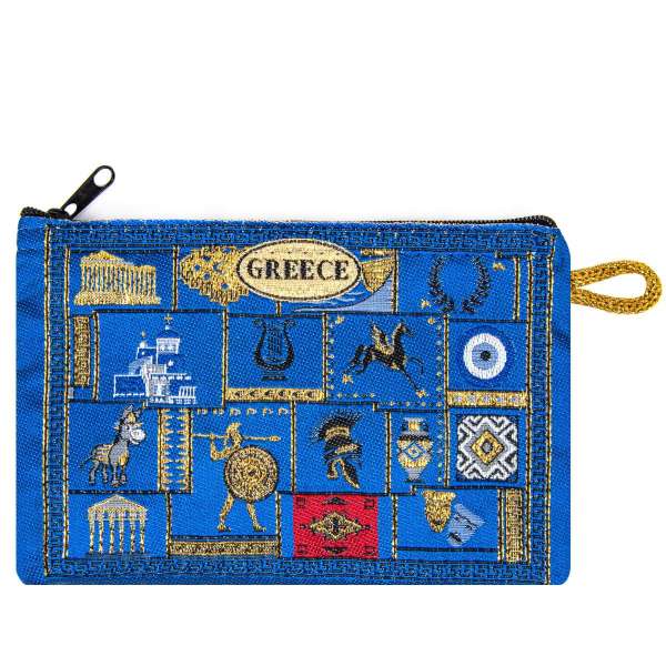 Greek Purse Blue – Mimi Mati