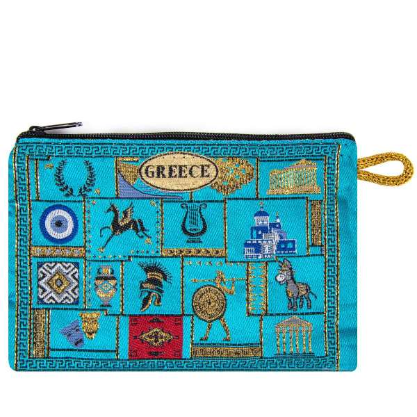 Greek Purse Turquoise – Mimi Mati